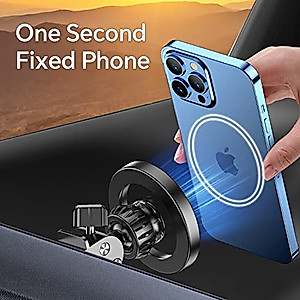 Compatible for Magsafe Car Vent Mount [ Strongest Magnet ] for iPhone Magsafe Car Mount Vent [ 360° Adjustable] Magnetic Phone Holder for Car for 14 13 12 Pro Plus Max Mini MagSafe Case All Phones