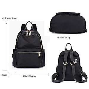 Shaelyka Small Lightweight Backpack Purse for Women Anti-theft Mini Backpack Purse Travel Daypack