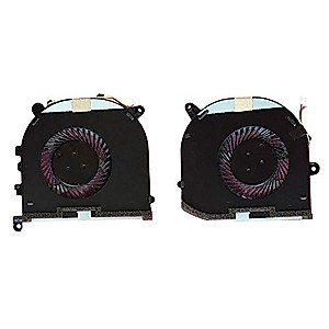 FCQLR New Compatible for Dell XPS 15 9560 Precision 5520 CPU & GPU Cooling Fans DC28000I0F0 0VJ2HC 0TK9J1