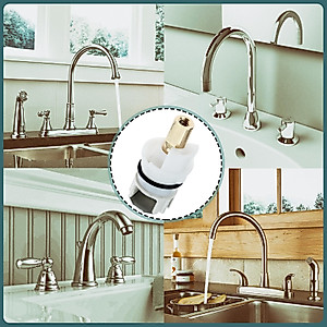 RP25513 Faucet Stem Assembly, Replacement Kit for Two Handle Faucet Repair Kit with RP4993 Seats and Springs, Cartridge for Kitchen Faucet Repair Kit, 4 Pack