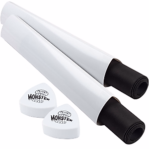 Original - 2 Packs - Playmat Tube - Monster Protectors Prism-shaped Play Mat Tube (Opaque White) - Won't Roll, Easy in and Out Design