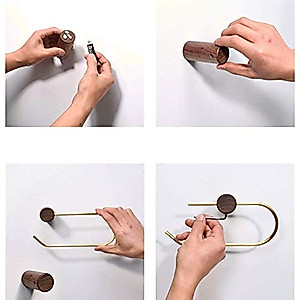 Paper Towel Holder Toilet Paper HolderHolder Self Adhesive Toilet Paper Roll Holder no Drilling for Bathroom Paper Holder