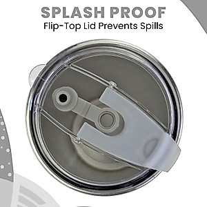 Wet Work Double Wall Tumbler 20 oz Made from Durable Stainless Steel for Hot and Cold Drinks - Insulated Travel Mug for Coffee Tea Wine with Leak Proof Lid for Travel Hiking Camping Gifts - Graphite