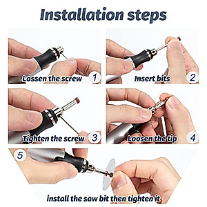 Defabee Engraving Pen with 34Bits, Portable Engraving Pen Electric Cordless Rotary Tools, Professional Engraver Tool for Metal to Wooden, Glass, Jewlry