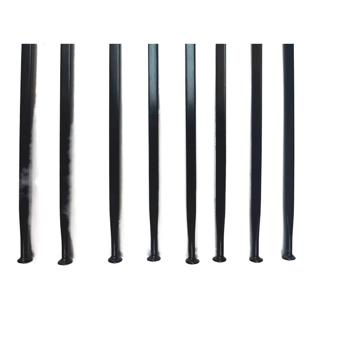 20 Pcs Straight Head Straight Pull Flat Spokes Mountain Bike Road Bike Flat Strip (Color : 278mm)