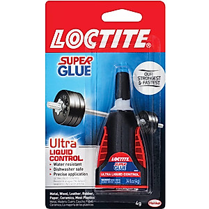 Loctite 1647358 Super Glue Ultra Liquid Control, 4 grams, 1 Pack, Transparent
