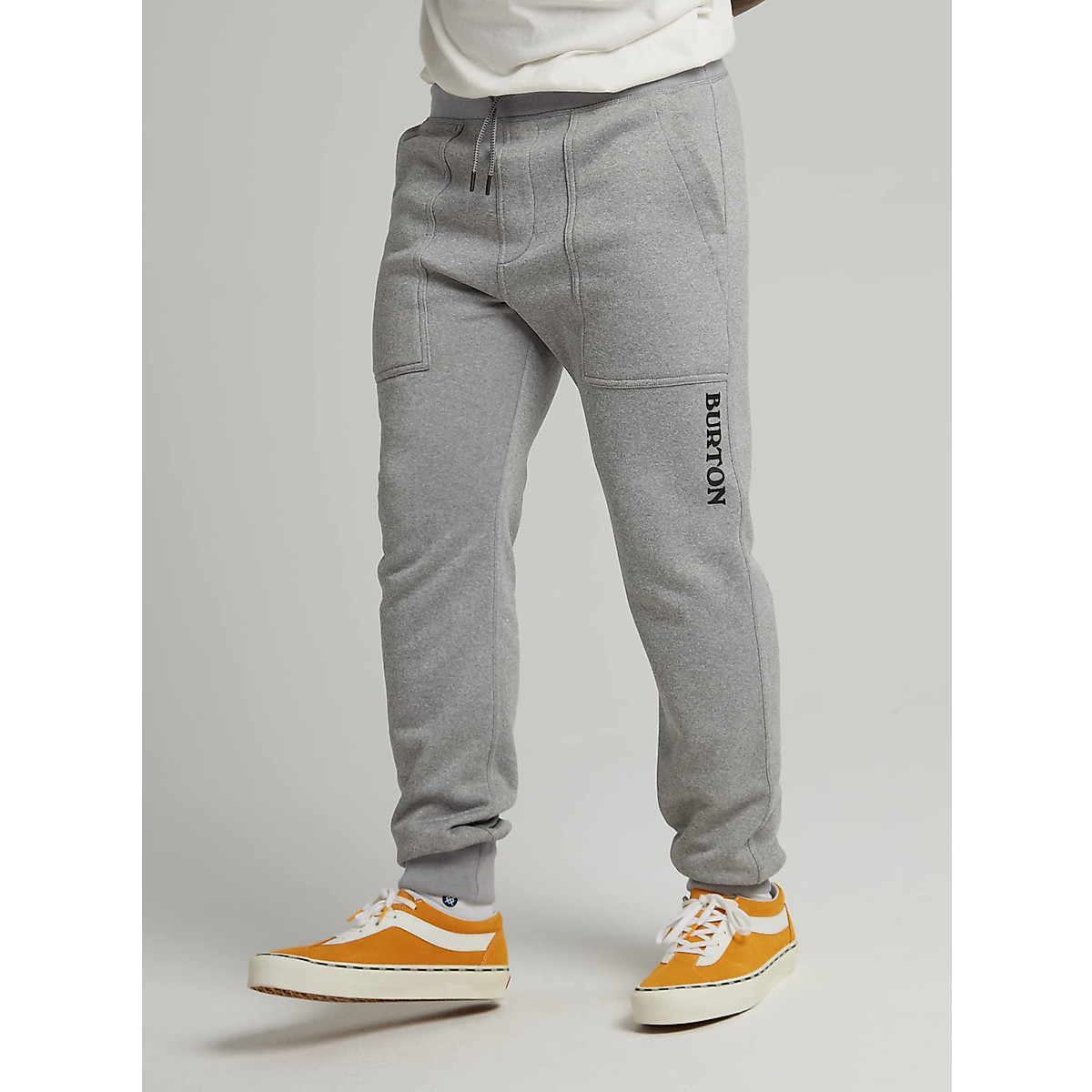 Burton Mens Oak Pant, Gray Heather New, Medium