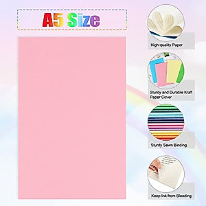 EOOUT 30pcs A5 Journals Notebooks Bulk, Ruled Lined Journal for Writing, 5.5" X 8.5", 60 Pages, for Kids, Office Supplies, School Supplies, 15 Colors