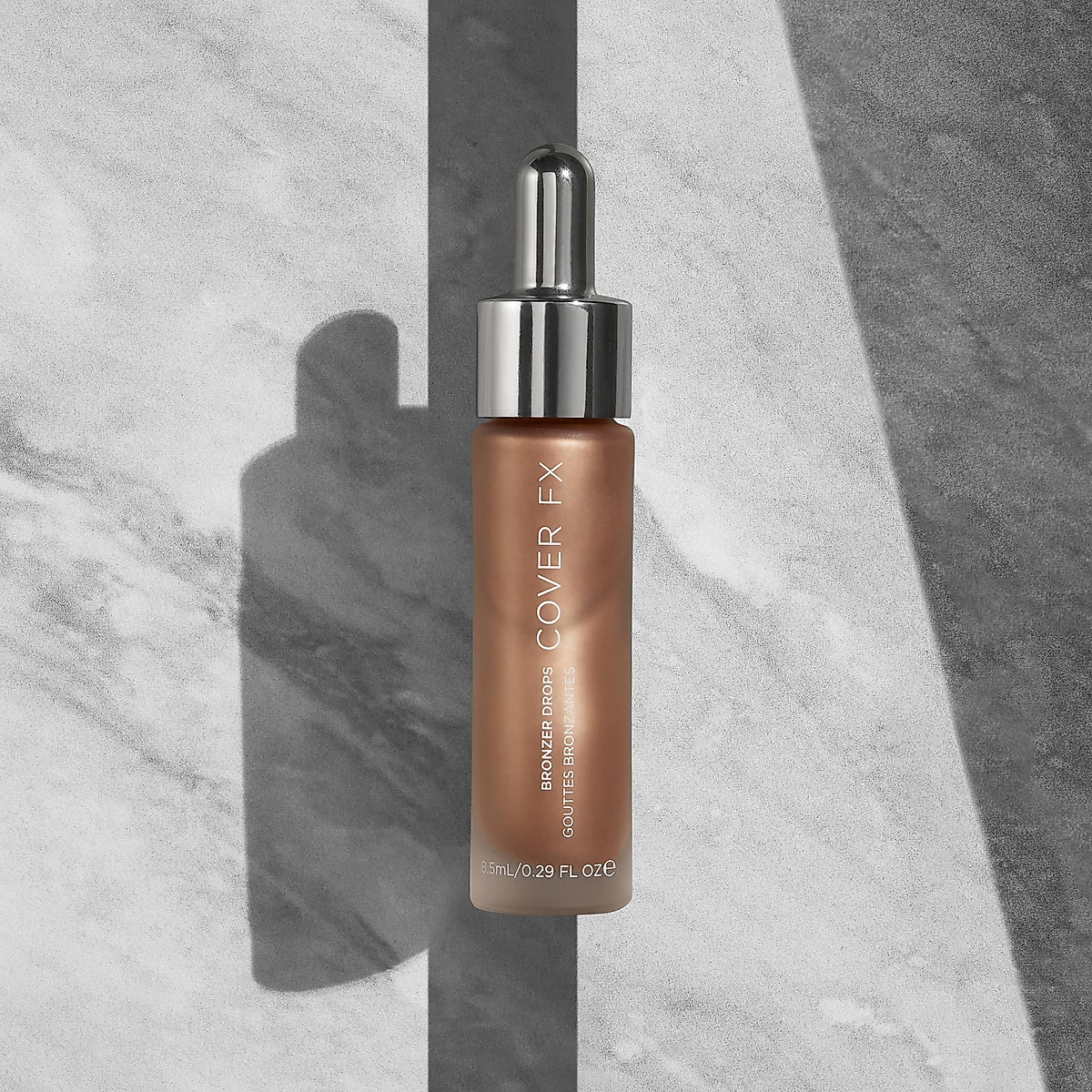 COVER FX Custom Bronzer Drops - Gilded Glow: Rich Bronze - 1 Fl Oz - Radiant Glow Liquid Bronzer - Customizable Color