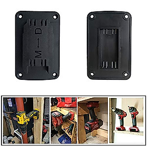 UOSXVC 10Packs Tool Holders for Dewalt 20V Drill Mount Fit for Milwaukee M18 Tools