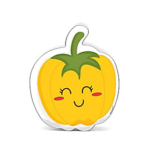 12Pcs Vegetables Cookie Cutter Set, Eggplant Corn Radish Pumpkin Tomato Stainless Steel Plaque Frame Pastry Biscuit Cake Fondant Pancake Stamps Mold, A More Fun Cookie to Children