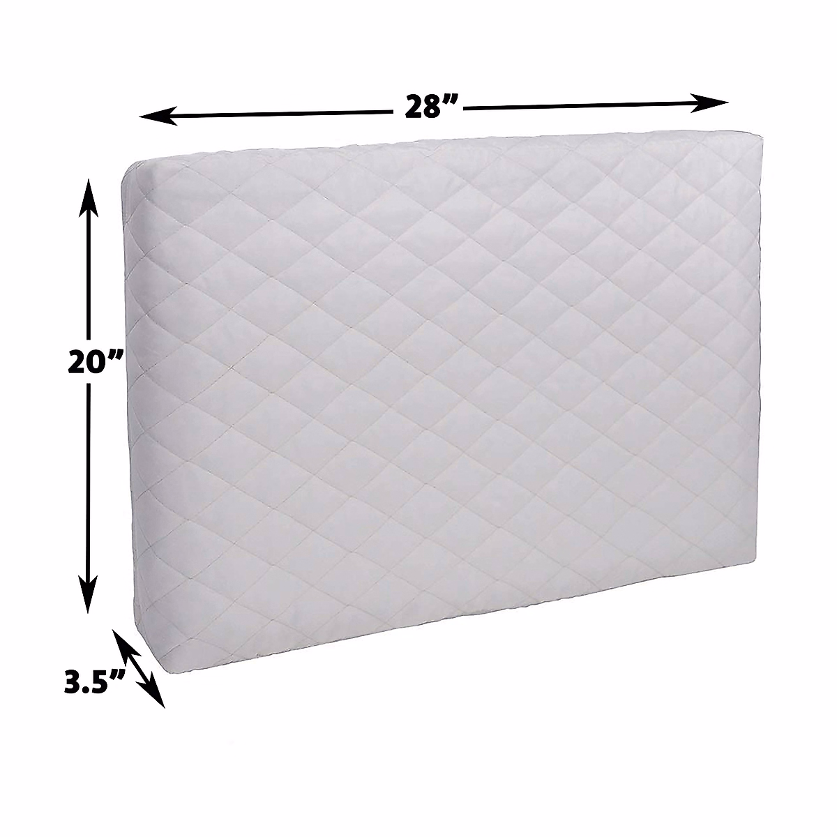 ALPINE HARDWARE American Owned Indoor Window AC Covers Double Insulation Air Conditioner Cover (White, 28" x 20" x 3.5")