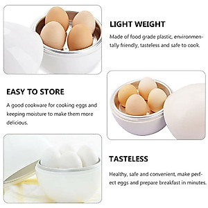 Microwave Egg Steamer Boiler Cooker Special Egg Shape Easy Quick Cooking Tools Egg Cooker Egg Boiler Egg Steamer