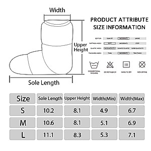 Tapasimme Down Booties Men Women Backpacking Down Slippers (Black, Large)