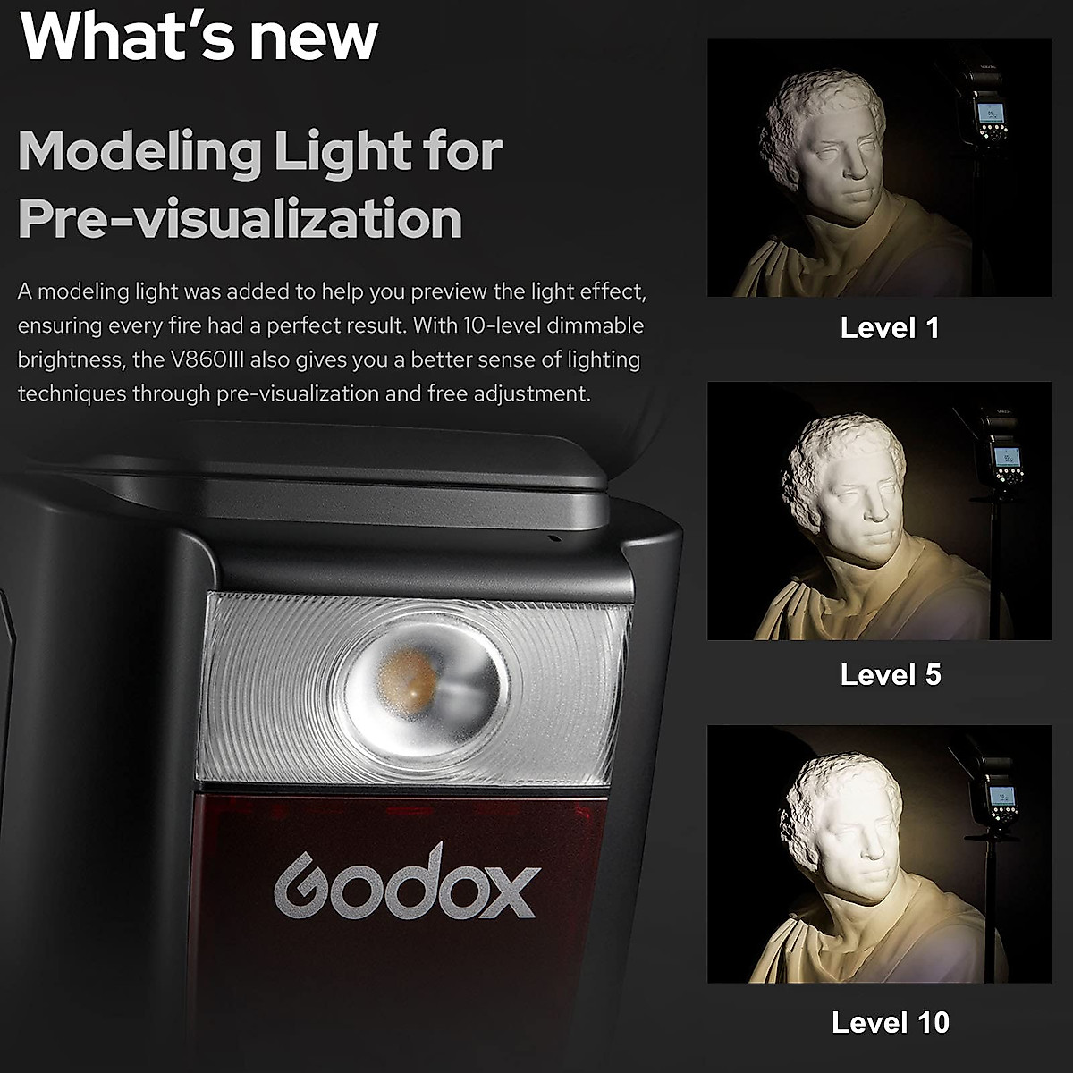 GODOX V860III-C Camera Flash Light Wireless TTL Transmitter/Receiver Speedlite GN60 1/8000s HSS Built-in 2.4G Wireless X System Replacement for Canon 1DX/5D Mark III/5D Mark II Cameras