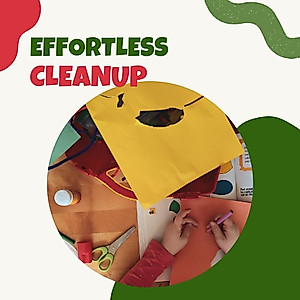 BLUETREE Sensory and Messy Play Mat for Toddlers, Infants and Kids, Safe, Waterproof, Double-Sided and Durable, Play Yard 59"x59"x7.9" Ivory and Gray