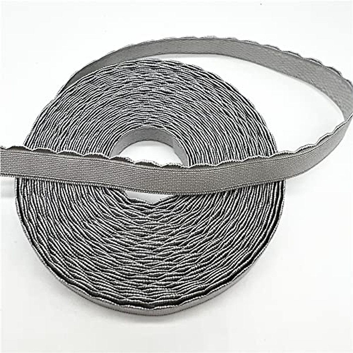 Crescent Elastic Lace Trim Fold Over Elastic Band for Sewing Lace Ribbon Waist Band Garment Accessory