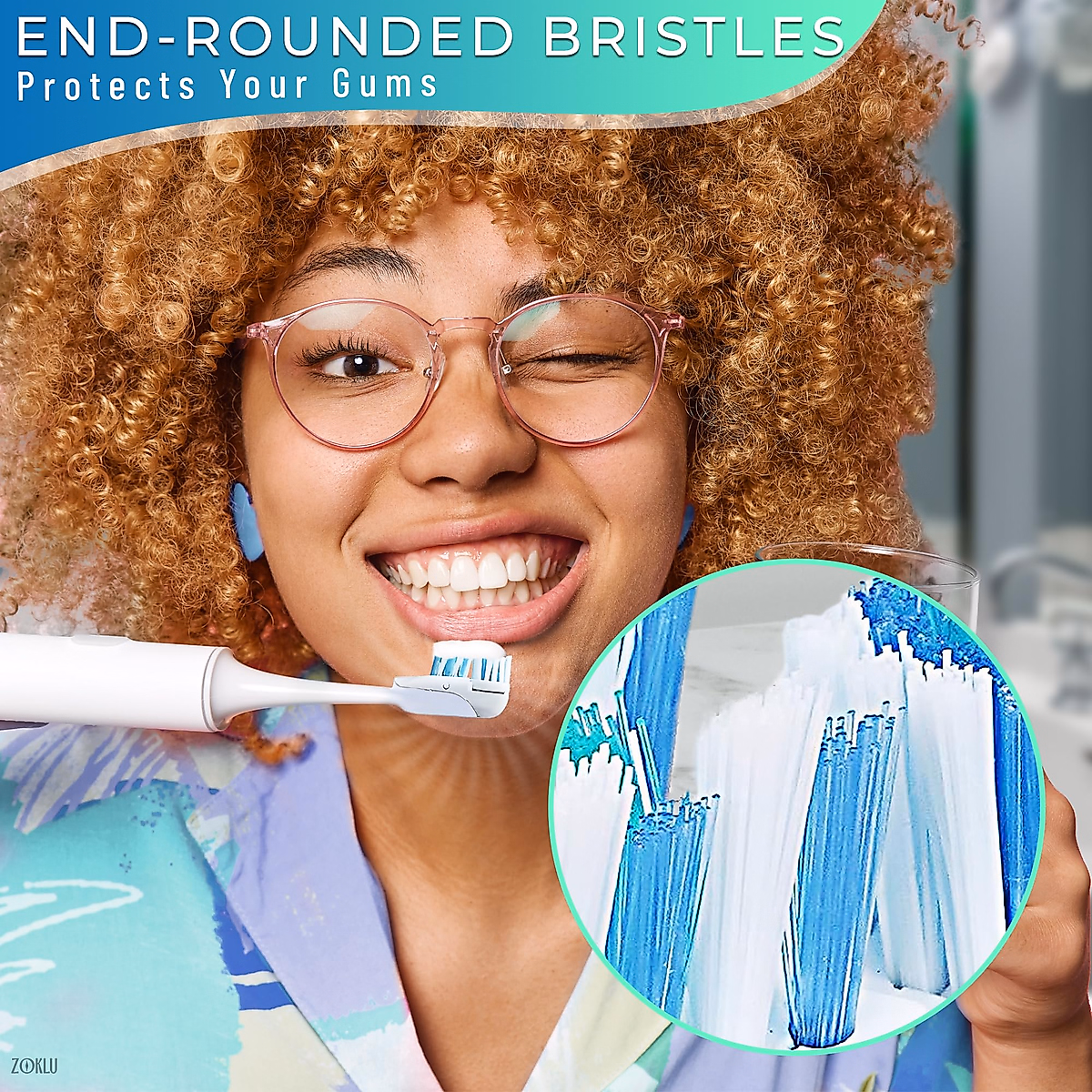 Electric Toothbrush Replacement Brush Heads - 4Pcs Travel Toothbrush Medium Adult Electric Toothbrush Head Replacements - Soft Bristles Spin Brush Heads Replacement Toothbrush Heads For 3733 4732 4734