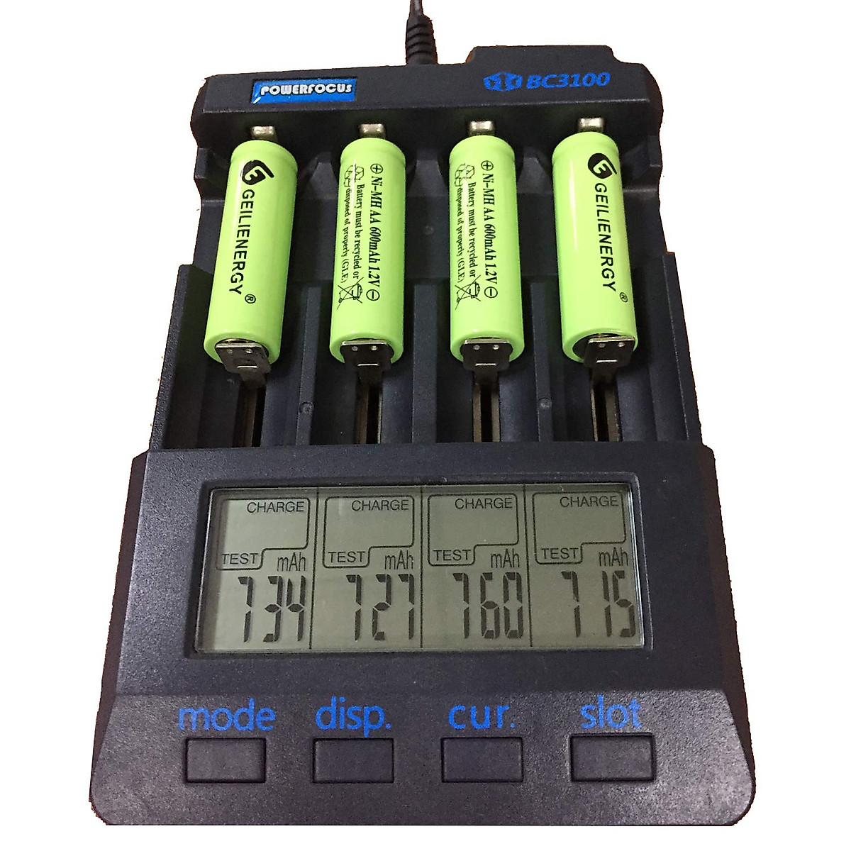 QBLPOWER AA Ni-MH 600mAh 1.2V Rechargable Solar Light Batteries for Outdoor Solar Lamps Garden Lights Remotes Mice(8Pcs)