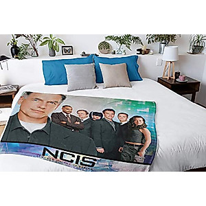 INTIMO NCIS Cast TV Series Super Soft Plush Fleece Throw Blanket 50" x 60" (127cm x152cm)