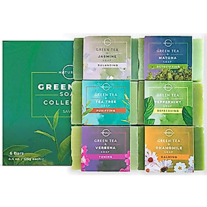 O Naturals. Natural Soap Collection and Green Tea Soap Collection Bundle. Two 6 packs 4 ounce Each Bar