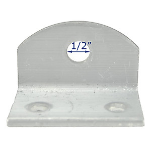 Sturdy Built (Qty 8)- Boat Trailer Aluminum Swivel Top Angle to Mount Bunk Bracket Boards