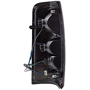 Brock Replacement Driver and Passenger Set Tail Lights Compatible with 2004-2007 Silverado Fleetside Pickup Truck 19169004 19169005