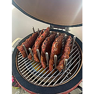 MixRBBQ Stainless Steel Drip Pan, Big Green Egg Grilling Accessory, Also Fit Weber Kettle Charcoal Grills Pizza Cake Baking Tray, 13-inch Diameter Round …