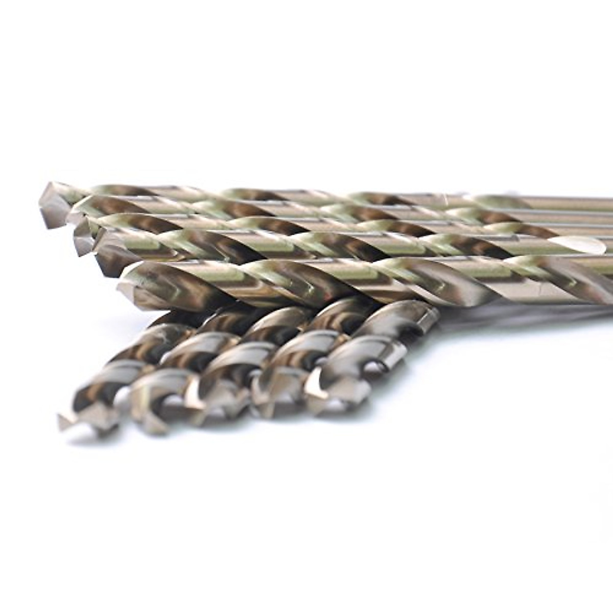 OXTUL 5PCS 5/16" Inch HSS General Purpose Heavy Duty Jobber Length Cobalt Twist Drill Bits,ideal for drilling on mild steel, copper, Aluminum, Zinc alloy etc.