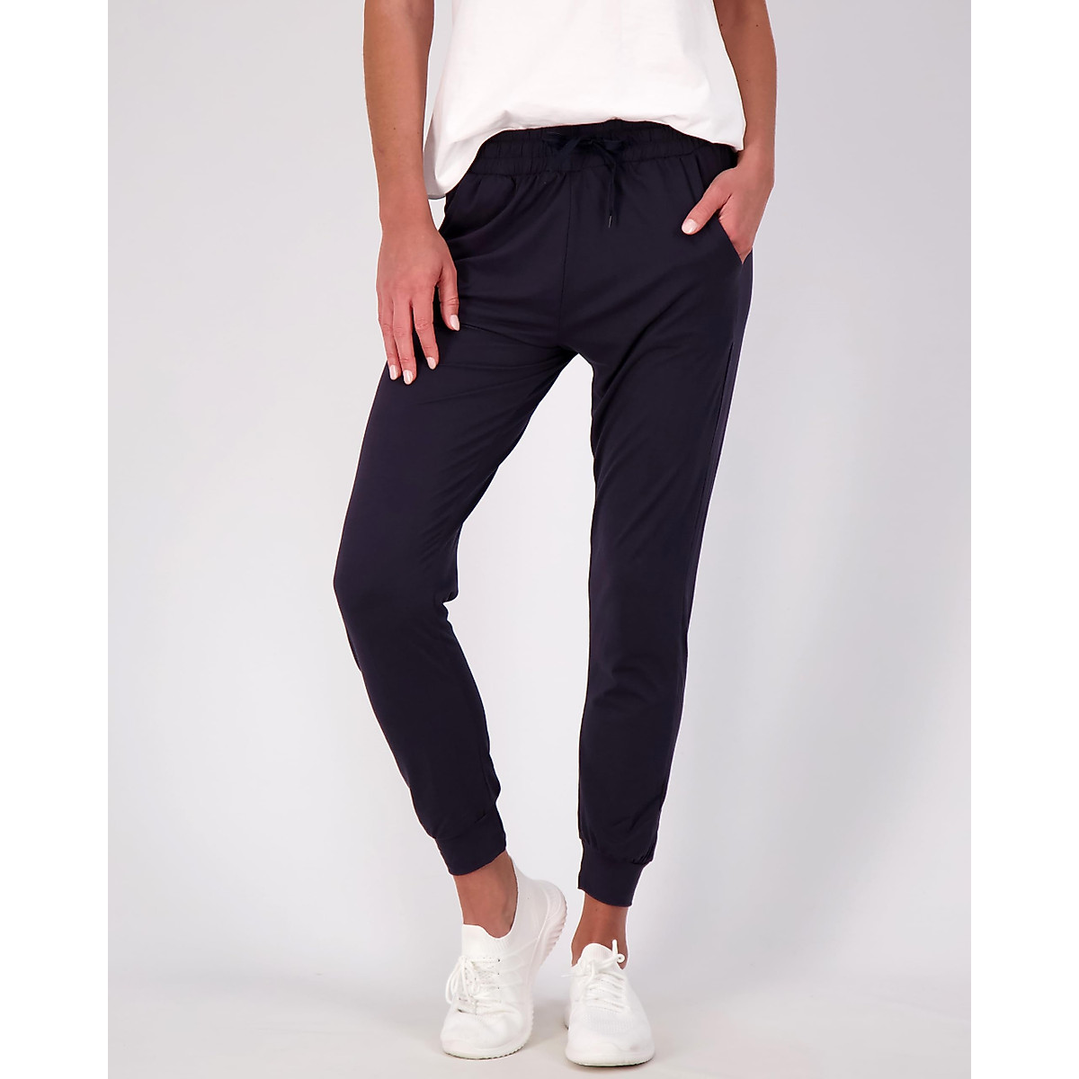 Real Essentials Women's Lounge Jogger Soft Teen Sleepwear Pajamas Fashion Loungewear Yoga Pant Active Athletic Track Running Workout Casual wear Ladies Yoga Sweatpants Pockets, Set 3, S, Pack of 3