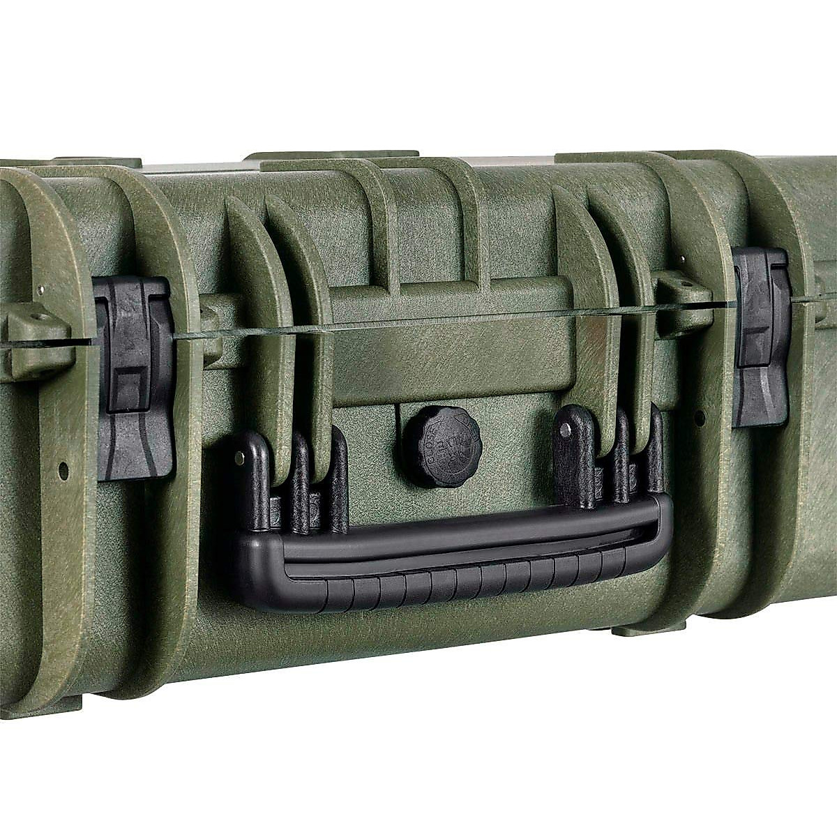 Monoprice Weatherproof Hard Case - 22in x 14in x 8in, OD Green with Customizable Foam, Shockproof, IP67
