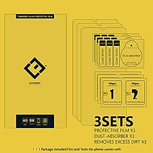 CENTAURUS Galaxy Tab E 8 inch Screen Protector,(3 Packs) Ultra-Thin Clear 9H Hardness Tempered Glass Protective Film Replacement for Samsung Galaxy Tab E 8 SM-T378 / SM-T375 / SM-T377。