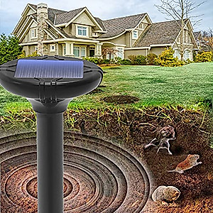 Winpest Snake Repeller Ultrasonic Solar,Snake Away Repellent for Outdoors,Solar Snake Repellent for Outdoors,Snake Repellant for Yard Pet Safe,Snake Repellent for Home,Snake Trap 6 Packs