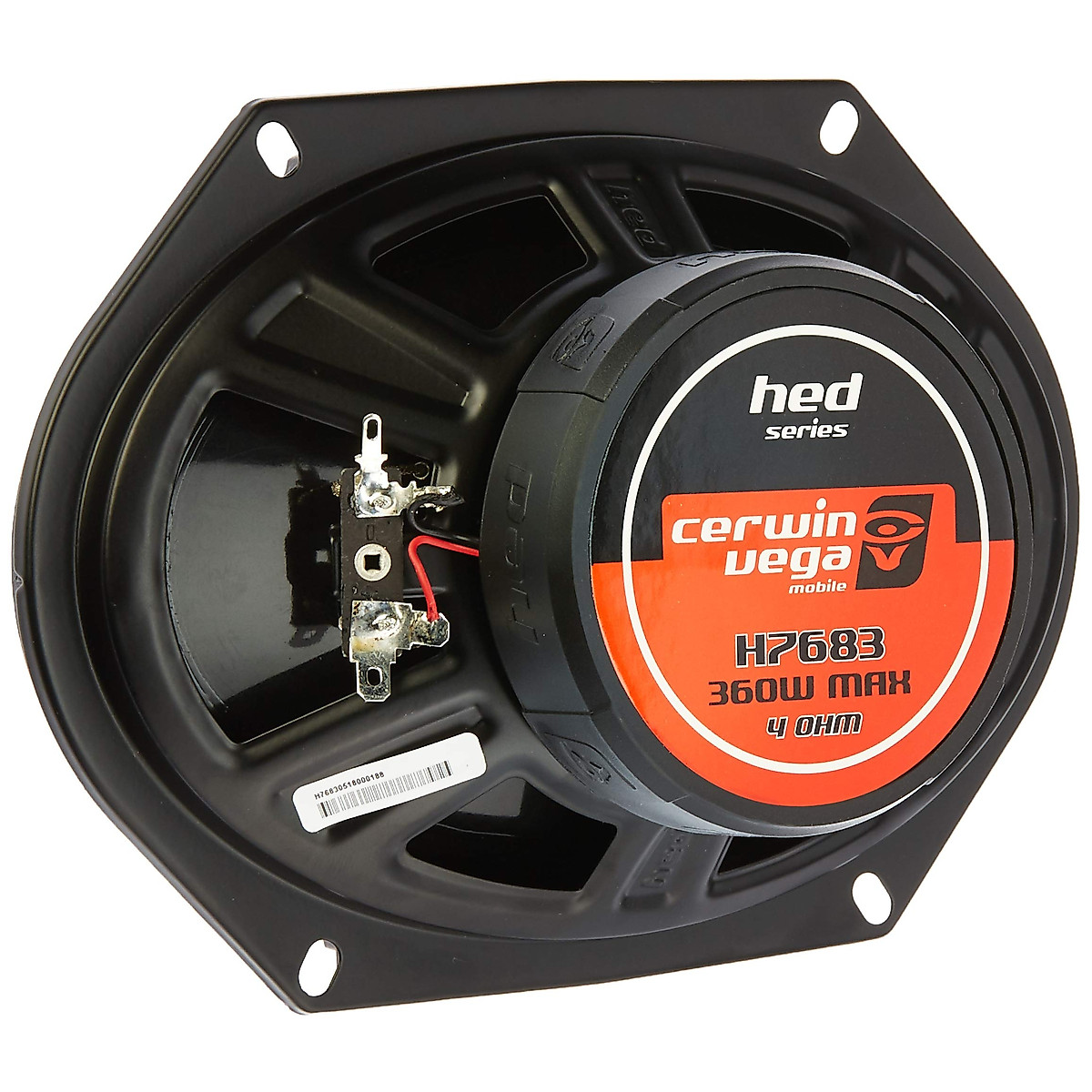 CERWIN-Vega Mobile H7683 HED(R) Series 3-Way Coaxial Speakers (6" x 8", 360 Watts max)