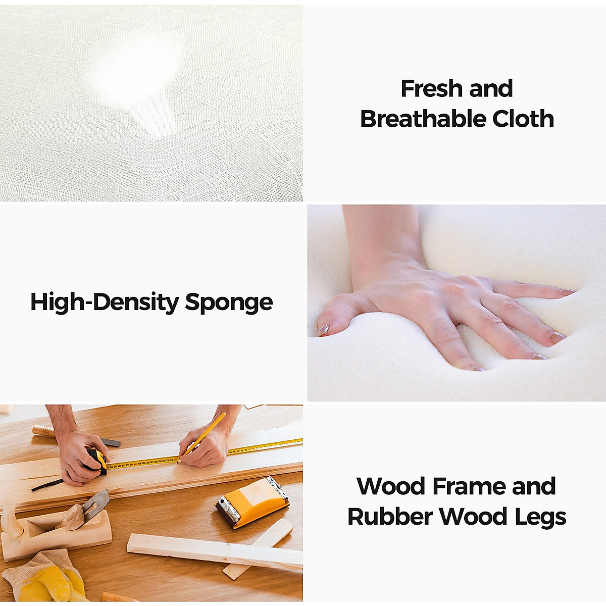 Yaheetech Dining Chair Dining Room Chair Living Room Side Chairs Tufted Parsons Chairs for Hotel, Restaurants, Wedding Banquet, Meeting, Celebration Beige, Set of 2