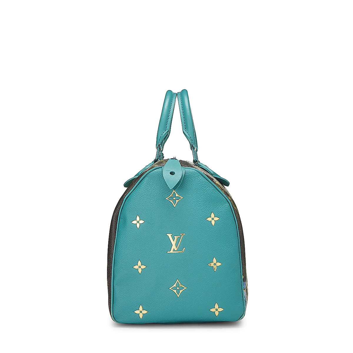 Louis Vuitton, Pre-Loved Jeff Koons x Louis Vuitton Manet Masters Speedy 30, Blue