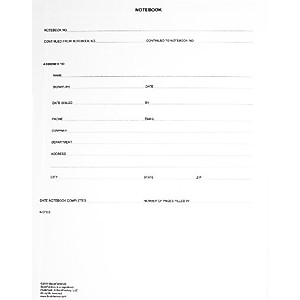 BookFactory Black Research Notebook - 96 Pages (.25" Grid Format), 8 7/8" x 11 1/4", Black Cover, Smyth Sewn Hardbound (LIRPE-096-LGR-A-LKT6)