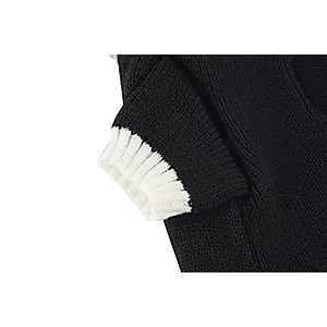 Dog Tuxedo Bow Tie Wedding Party Suit, Dog Wedding Clothes Sweater for Dogs X-Large (XL) Size 20" Back Length