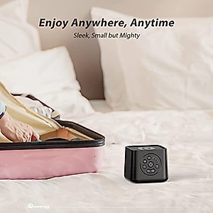 White Noise Machine - Dreamegg Sleep Sound Machine for Baby, 21 Natural & Soothing Sounds with Baby Shushing, Lullabies, Rain Ocean, Timer or Continuous, Compact Sleep Machine for Baby Kids Adult