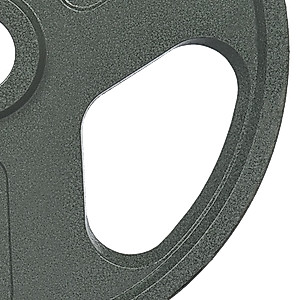 Micozy Bumper Weight Plates Set Olympic Training Plate with 2-inch Hole, 2.5LB/5LB/10LB/25LB/35LB Standard Rubber Free Weights Plate for Strength Training Weightlifting