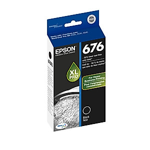 Epson T676XL120 DURABrite Ultra 676 Inkjet Cartridge -Black