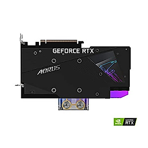 GIGABYTE AORUS GeForce RTX 3080 Ti Xtreme WATERFORCE WB 12G Graphics Card, Waterforce Water Block Cooling System, 12GB 384-bit GDDR6X, GV-N308TAORUSX WB-12GD Video Card