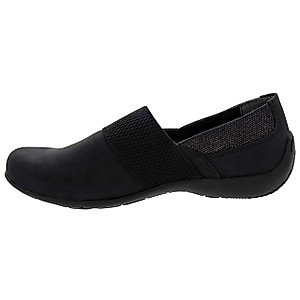 Ros Hommerson Women's Cake Black Fabric Slip On Casual Flat, 7.5 Medium (B) US