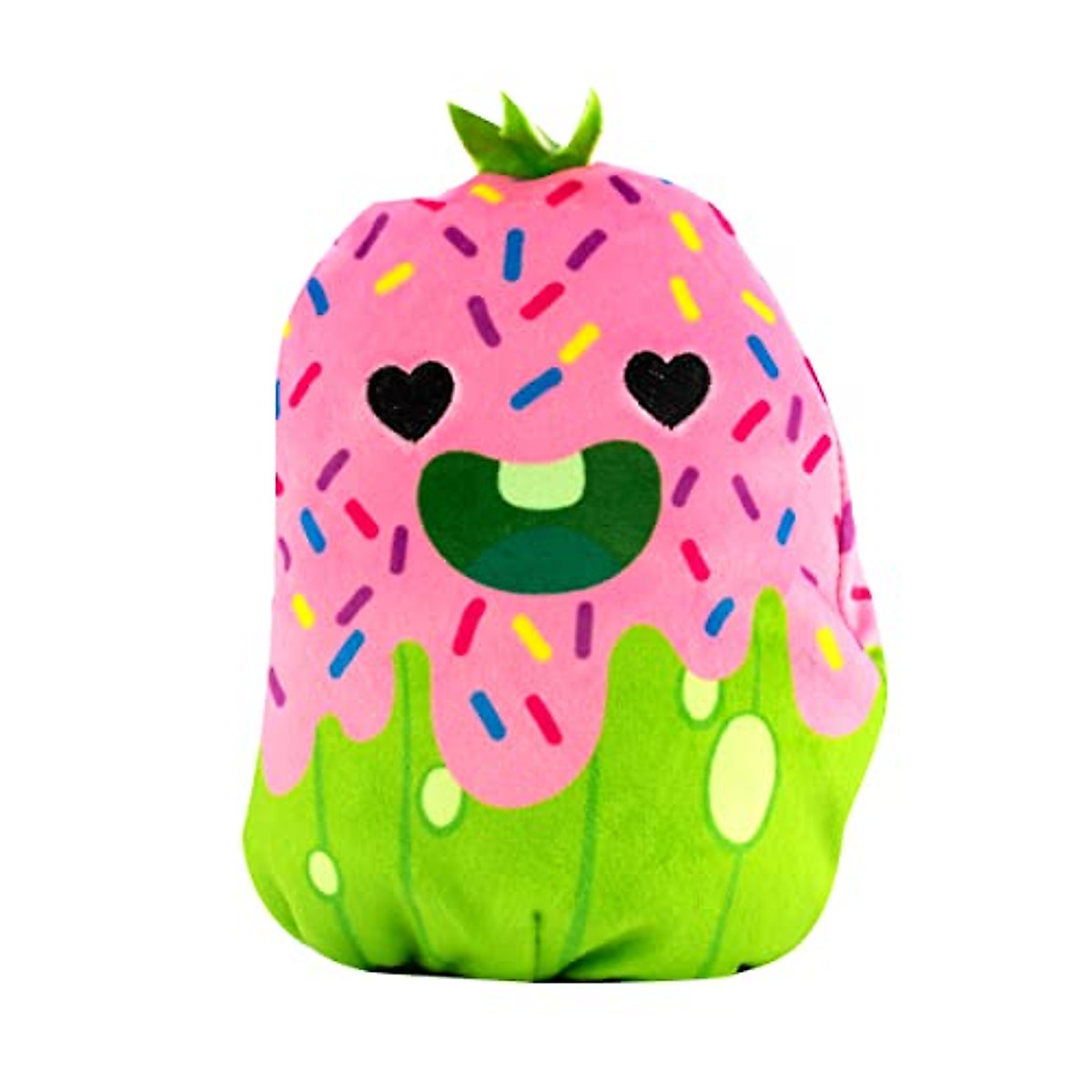 Cats vs Pickles Reversibles - Kitty Cake/Frosted Flo - Two Characters in One Toy! Cat on The Outside - Flip to Reveal Pickle on The Inside! 6" Super-Soft Collectible Toy!