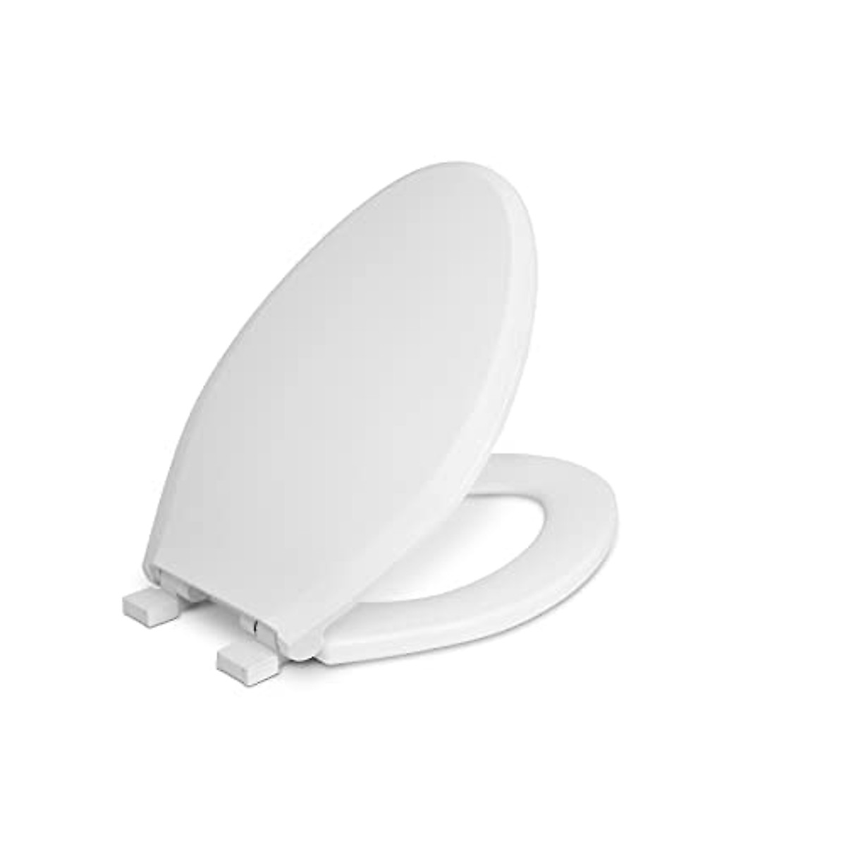 Centoco 3800SCLC-001 Deluxe Plastic Elongated Toilet Seat with Slow Close and Lift and Clean, White