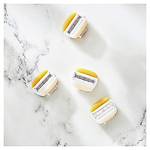 Gillette Venus with Olay Comfortglide Women's Razor Blade Refills, 4 Count, Womens Razors / Blades