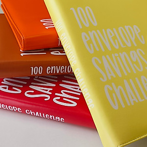 100 Envelope Challenge Binder Book Gift, [2024 New] Easy and Fun Way to Save $5,050, Savings Challenges Budget Book Binder with Cash Envelopes for Budgeting Planner & Saving Money (Lilac)