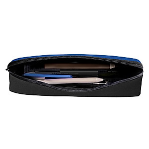 Ouhene El Salvador Flag Pencil Case for Men Women,Large Capacity Pencil Box for Boys Girls,Pencil Case Pouch with Zipper for School Work Travel