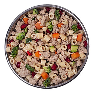 JustFoodForDogs DIY Nutrient Blend for Homemade Dog Food, Turkey & Whole Wheat Macaroni Recipe