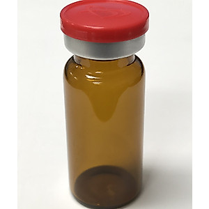 10ml Sterile Amber Glass Vials 10 Pack by ACS Pharma